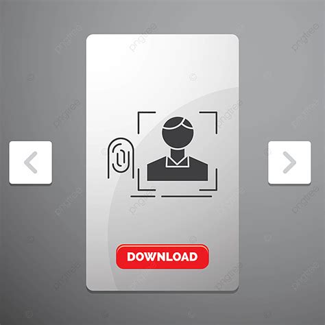 Finger Fingerprint Recognition Scan Scanning Glyph Icon In C Scan Icons Finger Icons