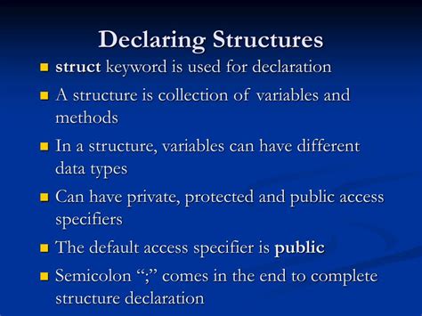 Ppt Structures Classes And Objects Powerpoint Presentation Free