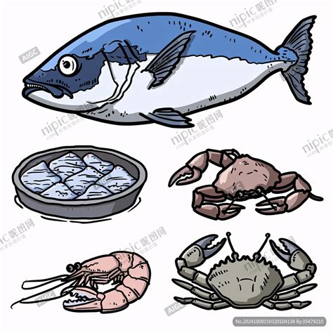 AI创作图海鲜 美食 美味 海产 鱼 虾 蟹 烹饪 料理 海鲜大餐 海鲜盛宴 海鲜爱好者 海鲜控 海鲜餐厅 海鲜市场 海鲜料理 海鲜美食 海味