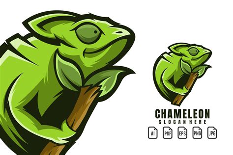Green Chameleon Logo