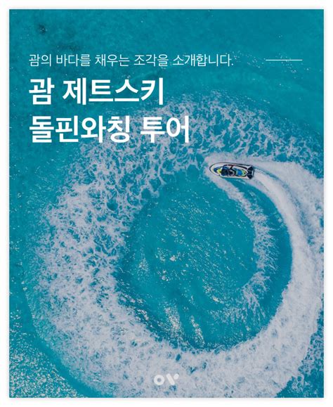 괌 제트스키 돌핀와칭 투어 Ov 여행조각