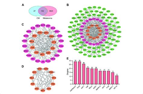 Potential Target Genes And Ppi Network Map Of Cm Treatment For