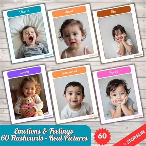 Emotions And Feelings Flashcards Real Life Photo Cards For Autism By