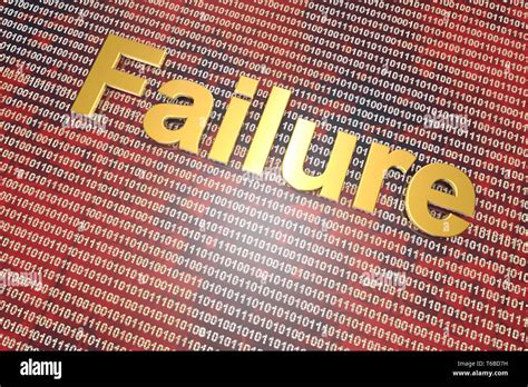 Digital Failure D Rendered Background Stock Photo Alamy