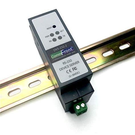 COMMFRONT Compact Industrial RS232 Device Server RS232 To Ethernet Converter Modbus RTU To