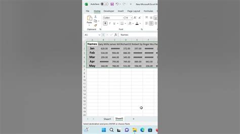 Excel Transpose How To Rearrange Data From Rows To Columns Youtube
