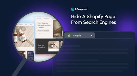 How To Hide A Shopify Page From Search Engines Ecomposer