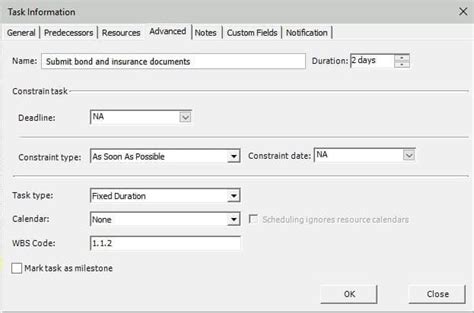 Lesson 2 Modify Task Type Project Plan 365