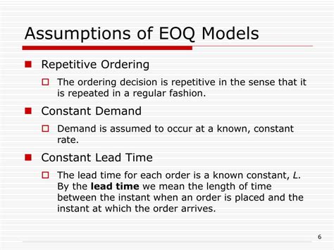 Ppt Chapter 15 Deterministic Eoq Inventory Models Powerpoint Presentation Id 252888