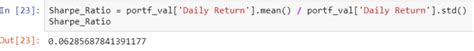 Calculating Sharpe Ratio With Python Towards Data Science