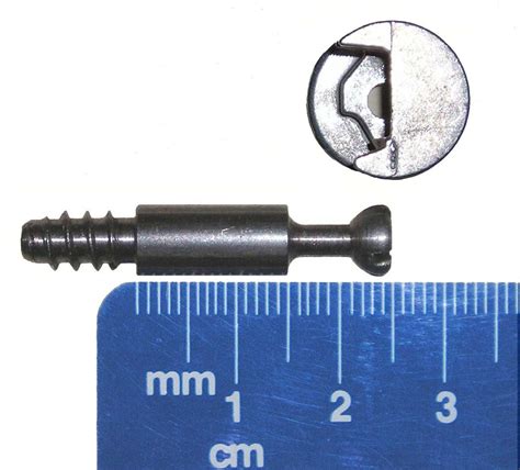 Cam Lock Furniture Fastener Kit 15mm X 12mm Cam With 245mm Dowel 5 Pack