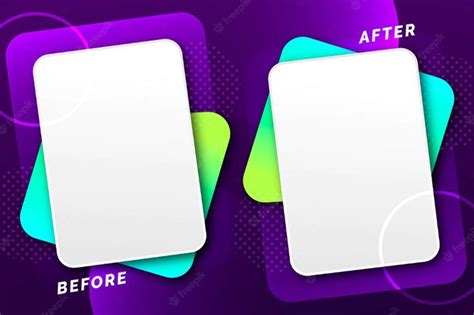 Gradient Before And After Wallpaper Template
