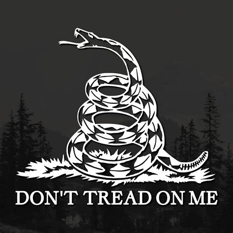 Don T Tread On Me Decal American Pride Design
