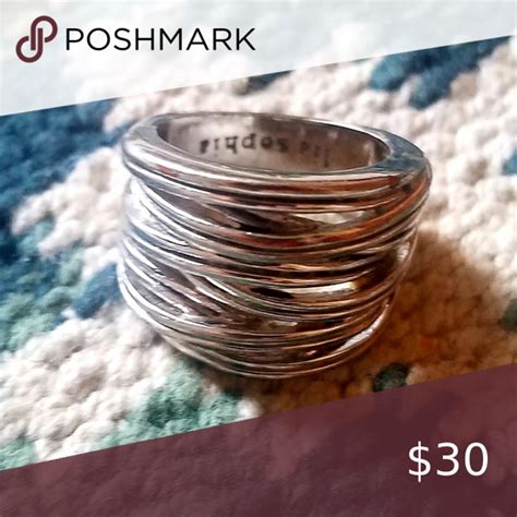 Lia Sophia Stylish Ring Rock Rings Iridescent Stone Amazonite Ring Love Knot Ring Family