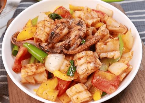 Mực Xào Chua Ngọt Món Ngon đưa Cơm Cân Bằng Vị Giác Tin Tức Tổng