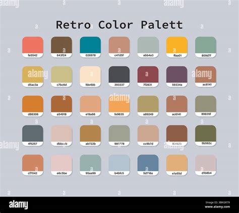 Muted Color Scheme Stock Vector Images Alamy