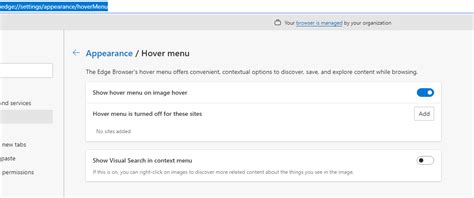 how do i shut off visual search on microsoft edge permanently microsoft community