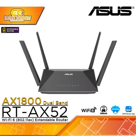 Jual Router Asus Rt Ax Ax Dual Band Wifi Gigabit Wireless Router Shopee Indonesia