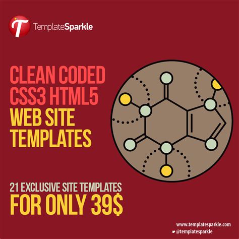 Clean Designed Html5 Web Site Templates For Webs Best Price 21 Templates Only 39