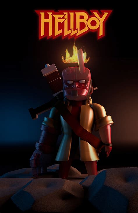 Mini Hellboy Behance