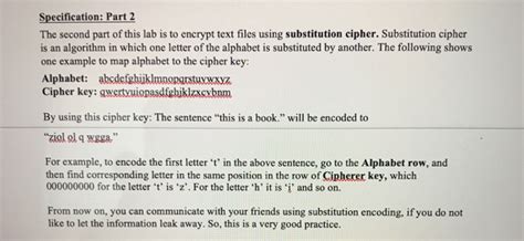 solved specification part 2 the second part of this lab is