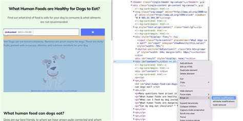 Why Chrome Developer Tools Cannot Find Certain Element Sent From Server