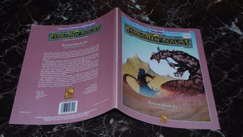 Adandd 2nd Edition Anauroch W Map Forgotten Realms Fr13 1940791227