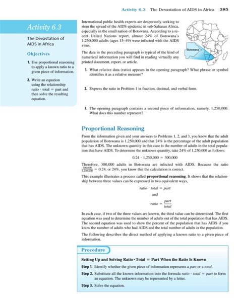 Solved 386 Chapter6 Problem Solving With Ratios