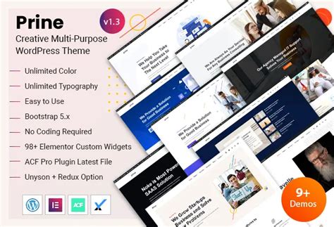 Prine Creative Multi Purpose Wordpress Theme Envytheme