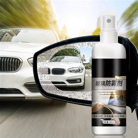 자동차 앞 유리용 김 서림 방지 스프레이 먼지 그리스 지문 제거용 자동차 창문 유리 김 서림 방지 스프레이 100ml 인테리어 액세서리