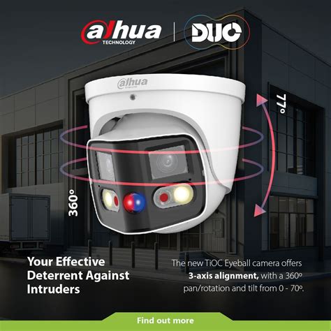 Dahua Technology Ireland On Linkedin The Dahua Tioc Duo Sees