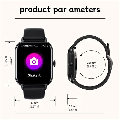 스마트 워치 139 인치 풀 터치 스크린 스포츠 피트니스 시계 전화 걸기 및 응답 안드로이드 및 아이폰 Temu