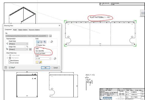 Solved Inventor Sheetmetal Flat Pattern Autodesk Community