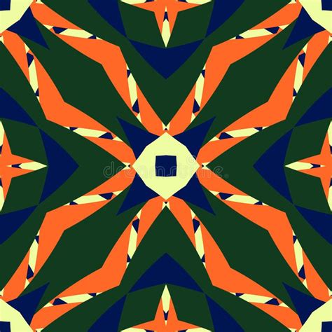 Simple Trendy Symmetrical Geometric Pattern Great For Fashion Design And House Interior Design