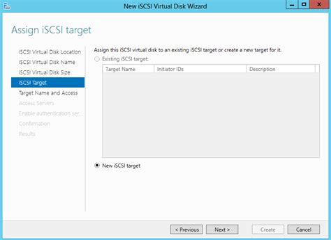 installing and configuring iscsi target server on windows server 2012