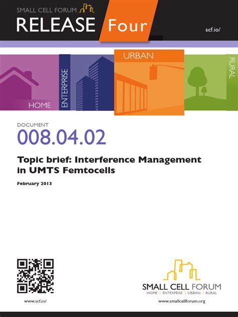 008 Interference Mgmt Topic Brief Pdf Cellular Network High Speed Packet Access