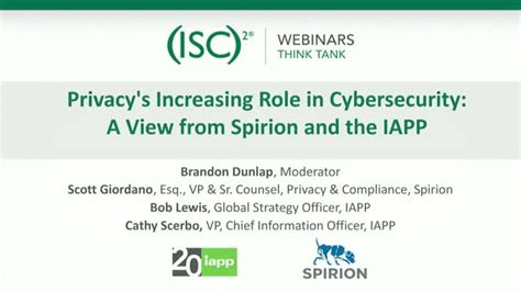 Privacys Increasing Role In Cybersecurity A View From Spirion And The Iapp
