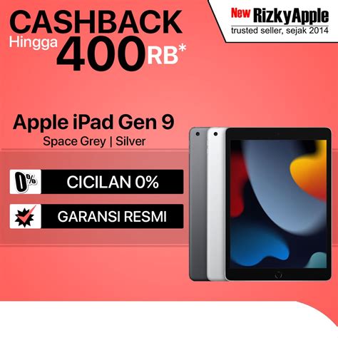 Jual Ipadd Gen Th Inci Gb Gb Wifi Ceiiuiar Wifi Only Space Grey Silver