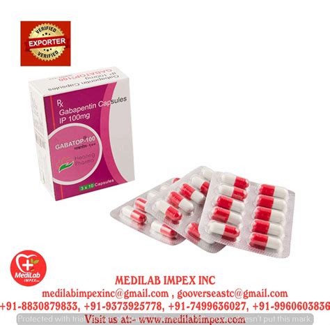 Gabapentin Capsule 300 Mg At Best Price In India