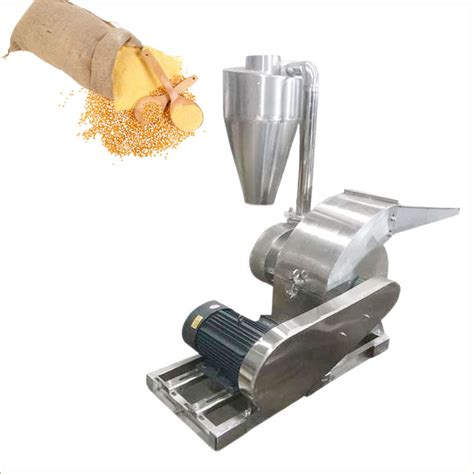 Small Scale Electric Maize Milling Machine With Hammer Agricultural