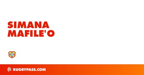 Simana Mafileo Rugby Bio News Stats Age Height And Team Rugbypass