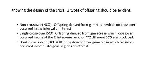Genetics Lab 3 Point Mapping How To Use