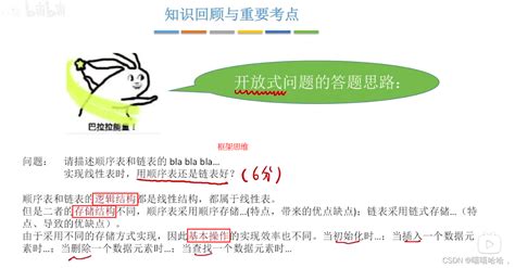 236顺序表和链表的比较 Csdn博客