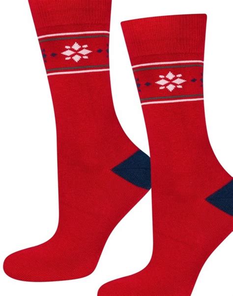 Коледни чорапи в кутия 3 чифта Soxo