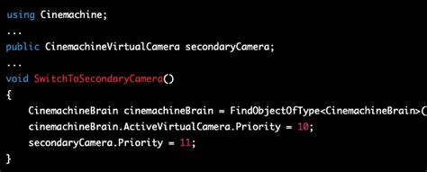 Switching Between Virtual Cameras In Unity Cinemachine By Michael Hatfield Medium