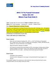 Review For Midterm Exam Pdf Time Tuesday May Exam Starts At Pm Till Pm For