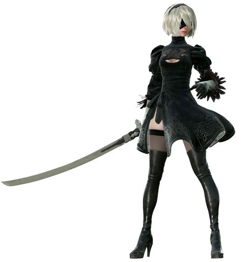 2b Render Nier Galeria De Arte Automata Nier Automata Automata