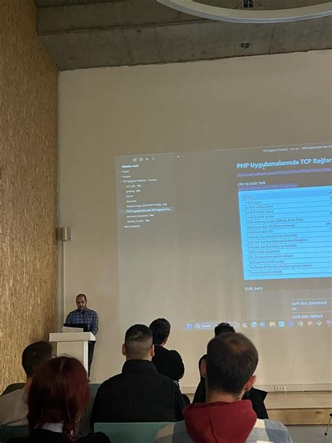 Istanbulphp Organizatörlüğünde Tcp Bağlantı Pratikleri Konusunu