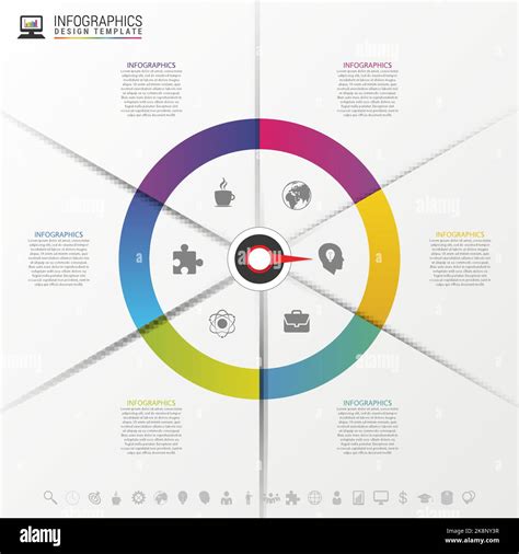 Infographics Step By Step With Pointer Business Concept Vector
