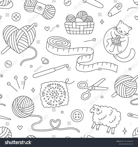 Crochet Background Over 55507 Royalty Free Licensable Stock Vectors